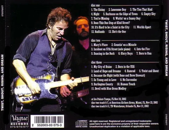 BRUCE SPRINGSTEEN／TWIST,SHOUT,RISING,AND DREAM (3CD) – Acme Hot Disc