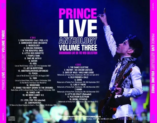 PRINCE / LIVE ANTHOLOGY vol.3 (2CD) – Acme Hot Disc