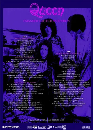 QUEEN - QUEEN (First Album) EXPANDED COLLECTOR'S EDITION (2CD+DVD ...