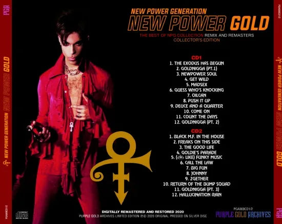 PRINCE ＝ NEW POWER GENERATION / NEW POWER GOLD REMIX AND REMASTERS NEW ...