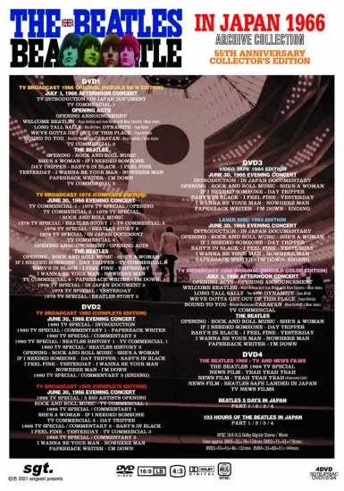 THE BEATLES / IN JAPAN 1966 : ARCHIVE COLLECTION =55TH ANNIVERSARY COL ...