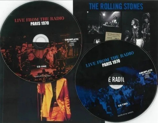 ROLLING STONES / LIVE FROM THE RADIO - PARIS 1970 [2CD] – Acme Hot Disc