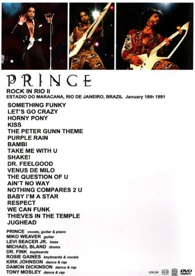 PRINCE / ROCK IN RIO Ⅱ (1DVDR) – Acme Hot Disc