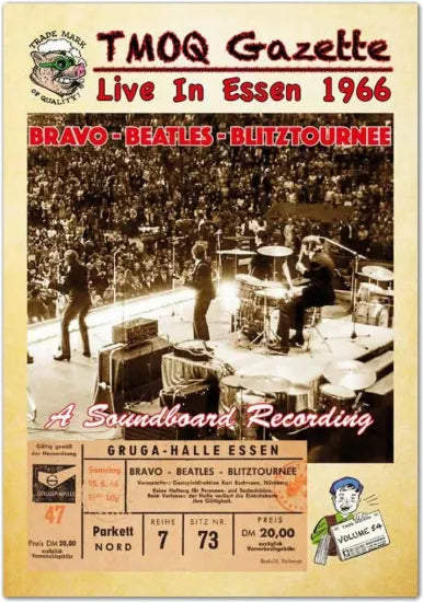 THE BEATLES / LIVE IN ESSEN 1966 BRAVO-BEATLES-BLITZTOURNEE (2CD HMC-B ...