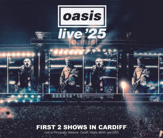 OASIS - LIVE '25 TOUR : FIRST 2 SHOWS IN CARDIFF 2025 (4CDR) – Acme Hot ...