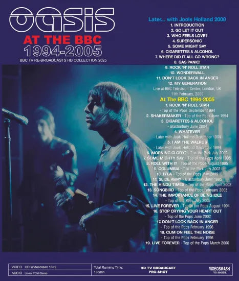OASIS - AT THE BBC 1994-2005 (1BDR) – Acme Hot Disc