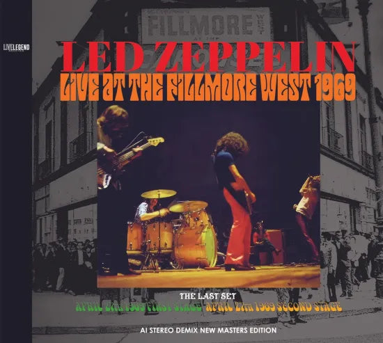 LED ZEPPELIN / LIVE AT THE FILLMORE WEST 1969 THE LAST SET (2CD) – Acme ...