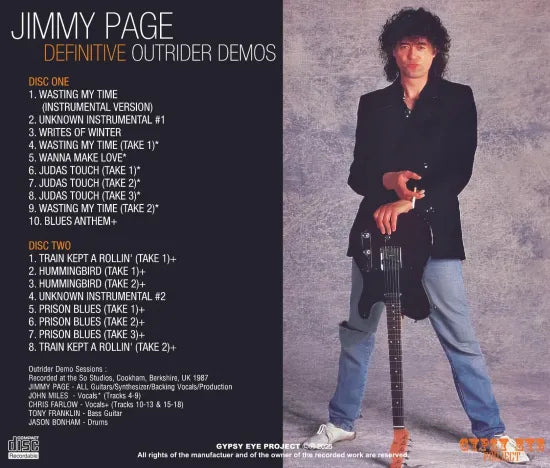 JIMMY PAGE / DEFINITIVE OUTRIDER DEMOS (2CDR) – Acme Hot Disc