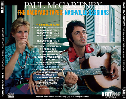 PAUL McCARTNEY - THE BACKYARD TAPES + NASHVILLE SESSIONS (1CDR) – Acme ...