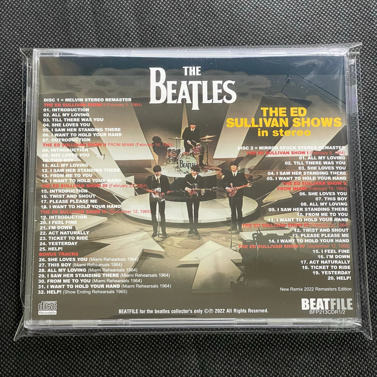 THE BEATLES - THE ED SULLIVAN SHOWS IN STEREO - NEW REMIX 2022 – Acme ...