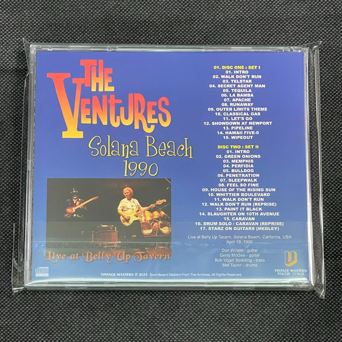 THE VENTURES - LIVE AT BELLY UP TAVERN, SOLANA BEACH 1990 (2CDR) – Acme ...