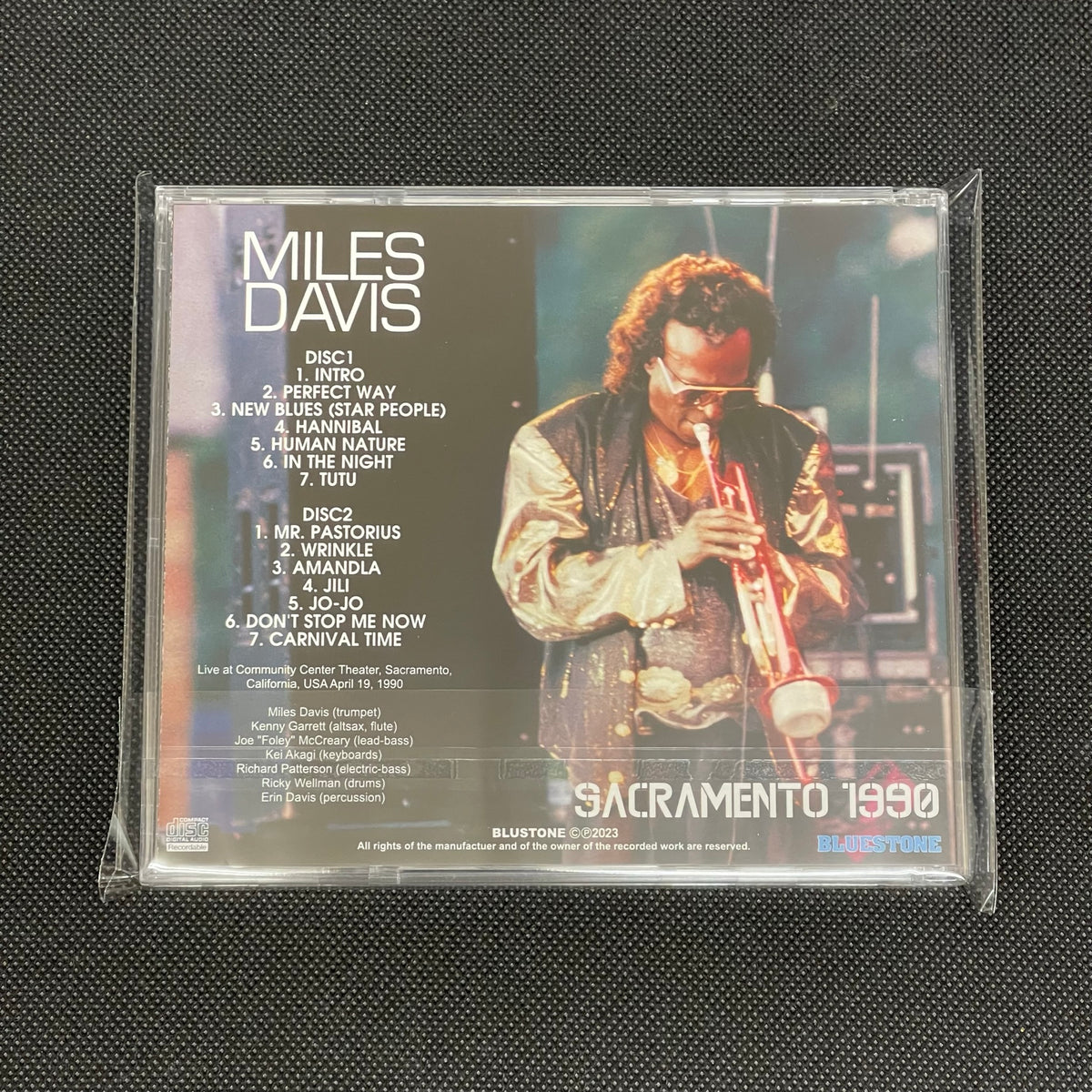 MILES DAVIS - SACRAMENTO 1990 – Acme Hot Disc